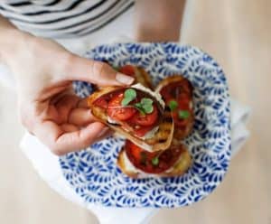 Heirloom Tomato Sun-Cheese Toasts Recipe - Love and Lemons