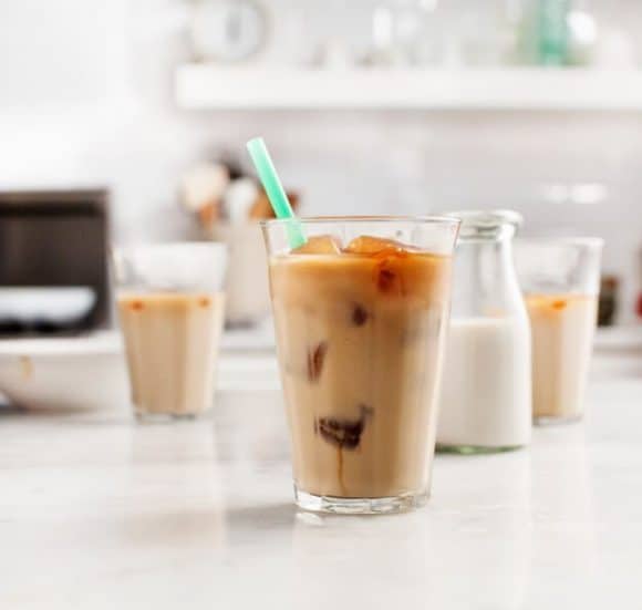 Almond Milk Cold Brew Coffee Latte Recipe - Love and Lemons