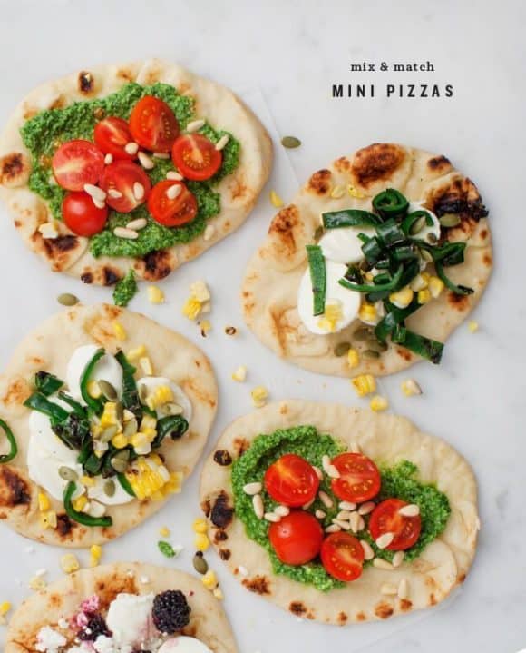 Mix & Match Mini Pizzas Recipe - Love and Lemons