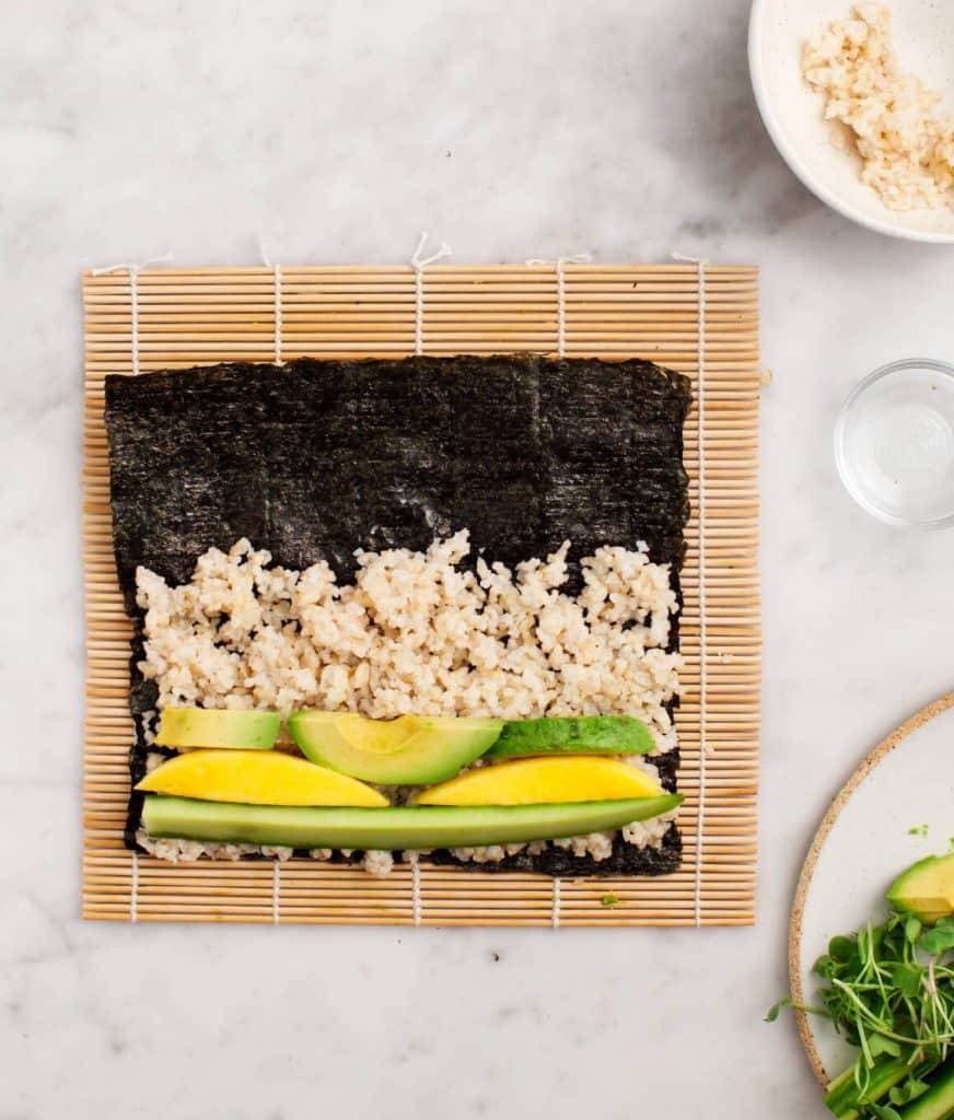 Avocado Cucumber Sushi Roll Recipe - Love and Lemons
