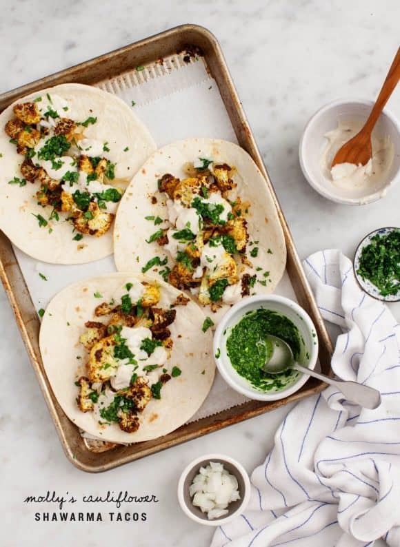 Molly's Cauliflower Shawarma Tacos Recipe - Love and Lemons