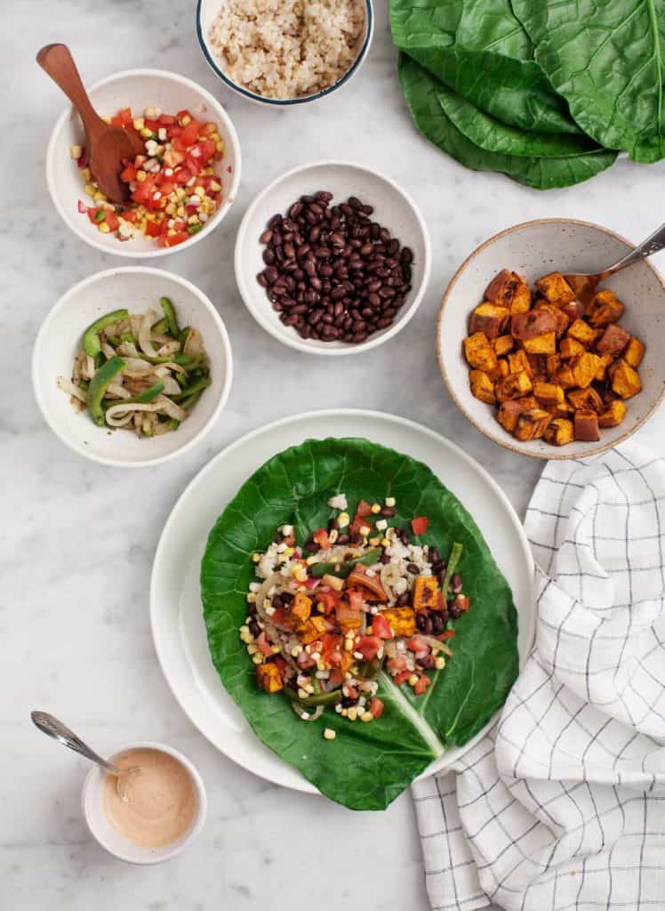 Collard Green Wraps Recipe - Love and Lemons