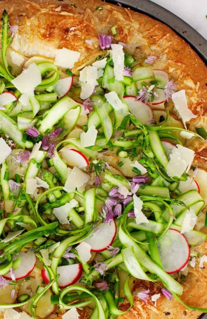 Farmers Market Potato & Asparagus Pizza Recipe - Love and Lemons