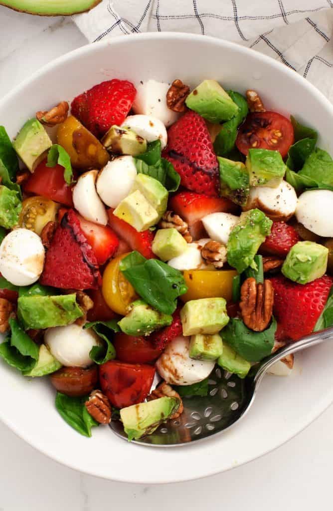 Strawberry Salad with Balsamic Recipe - Love and Lemons