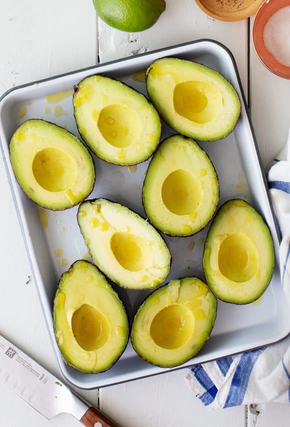 Grilled Avocado with Veggie Ceviche Recipe - Love and Lemons