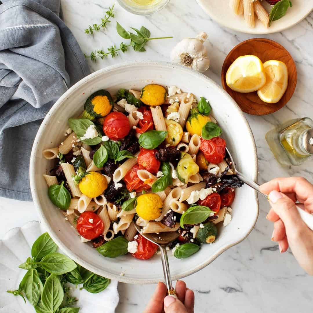 Roasted Vegetable Pasta Recipe - Love and Lemons