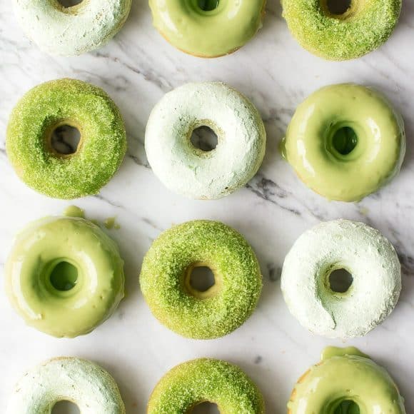 Matcha Baked Doughnuts Recipe - Love and Lemons