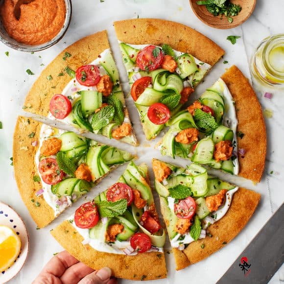 Falafel Flatbread Recipe - Love and Lemons