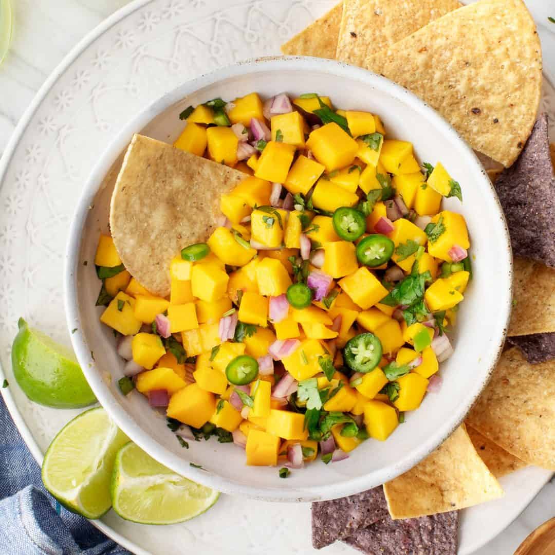 Easy Mango Salsa Recipe - Love and Lemons