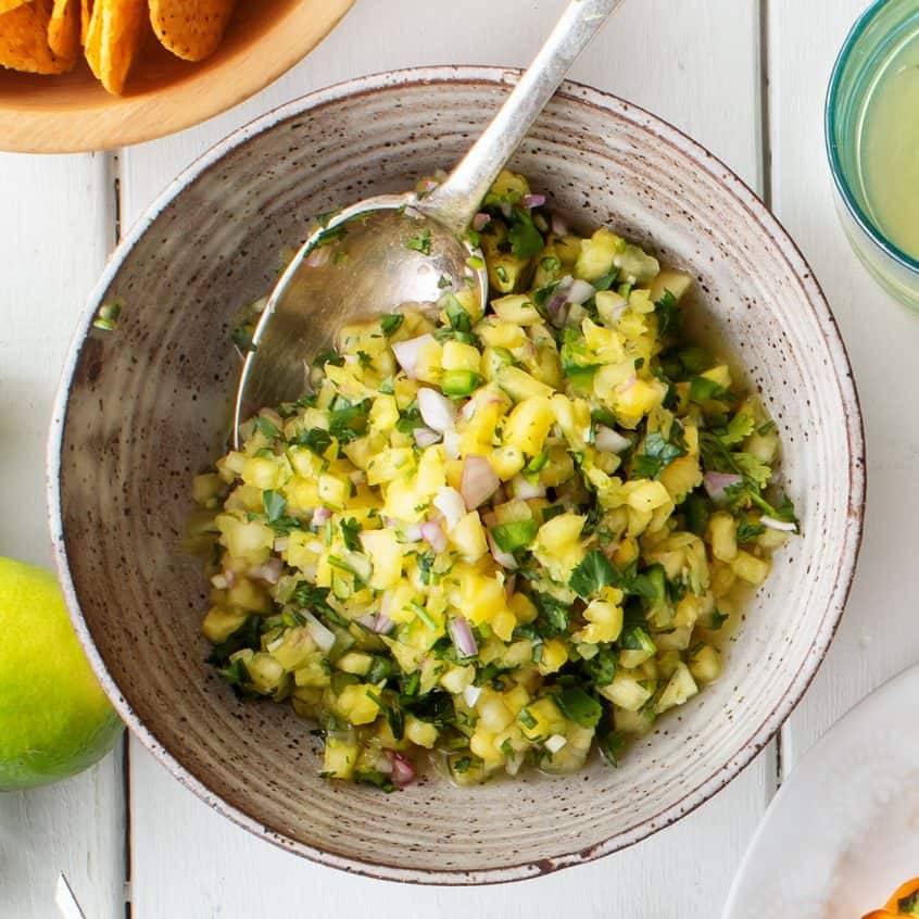 Pineapple Salsa Recipe - Love and Lemons