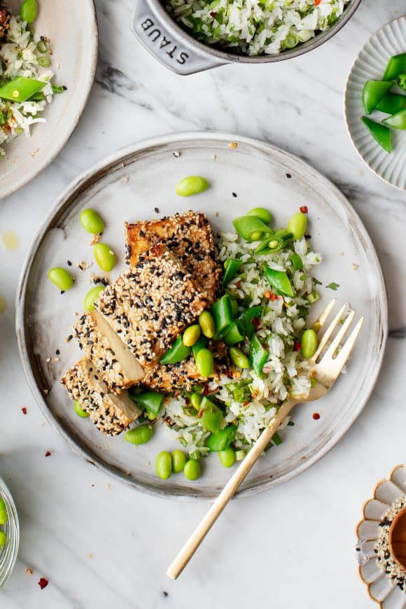 Crispy Sesame Tofu Recipe - Love and Lemons