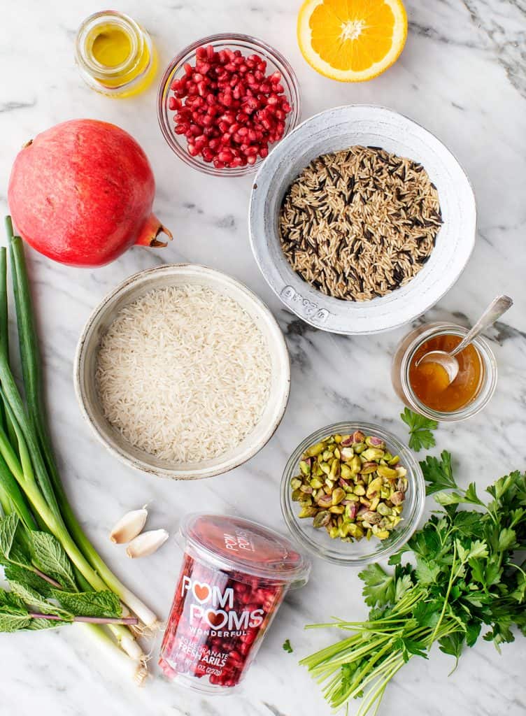 Pomegranate Rice Salad Recipe - Love and Lemons
