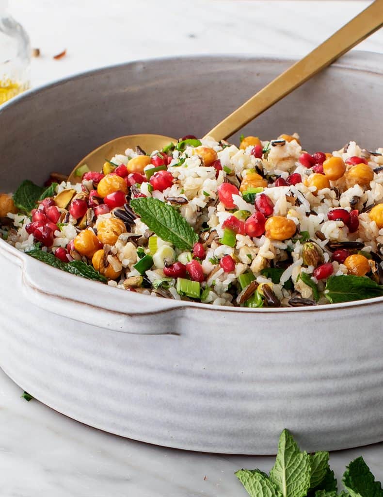 Pomegranate Rice Salad Recipe - Love and Lemons