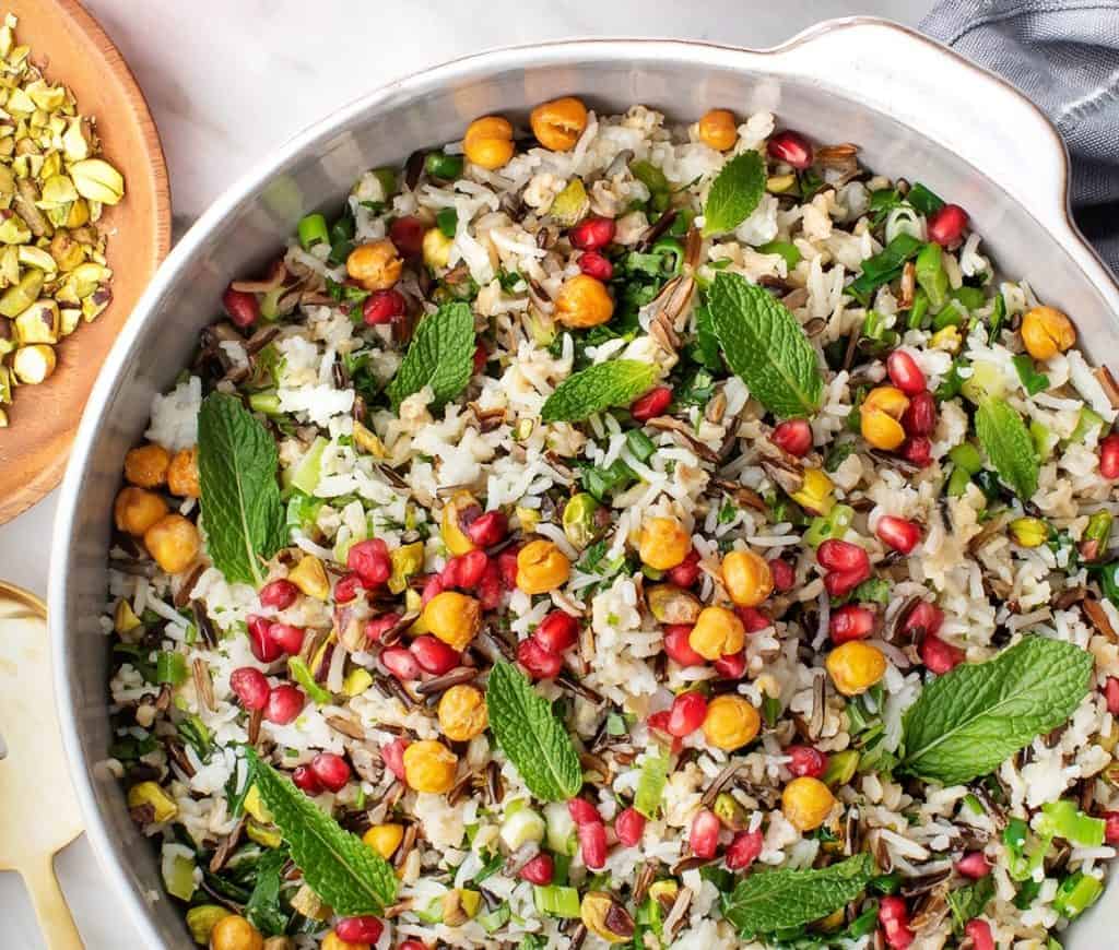 Pomegranate Rice Salad Recipe - Love and Lemons