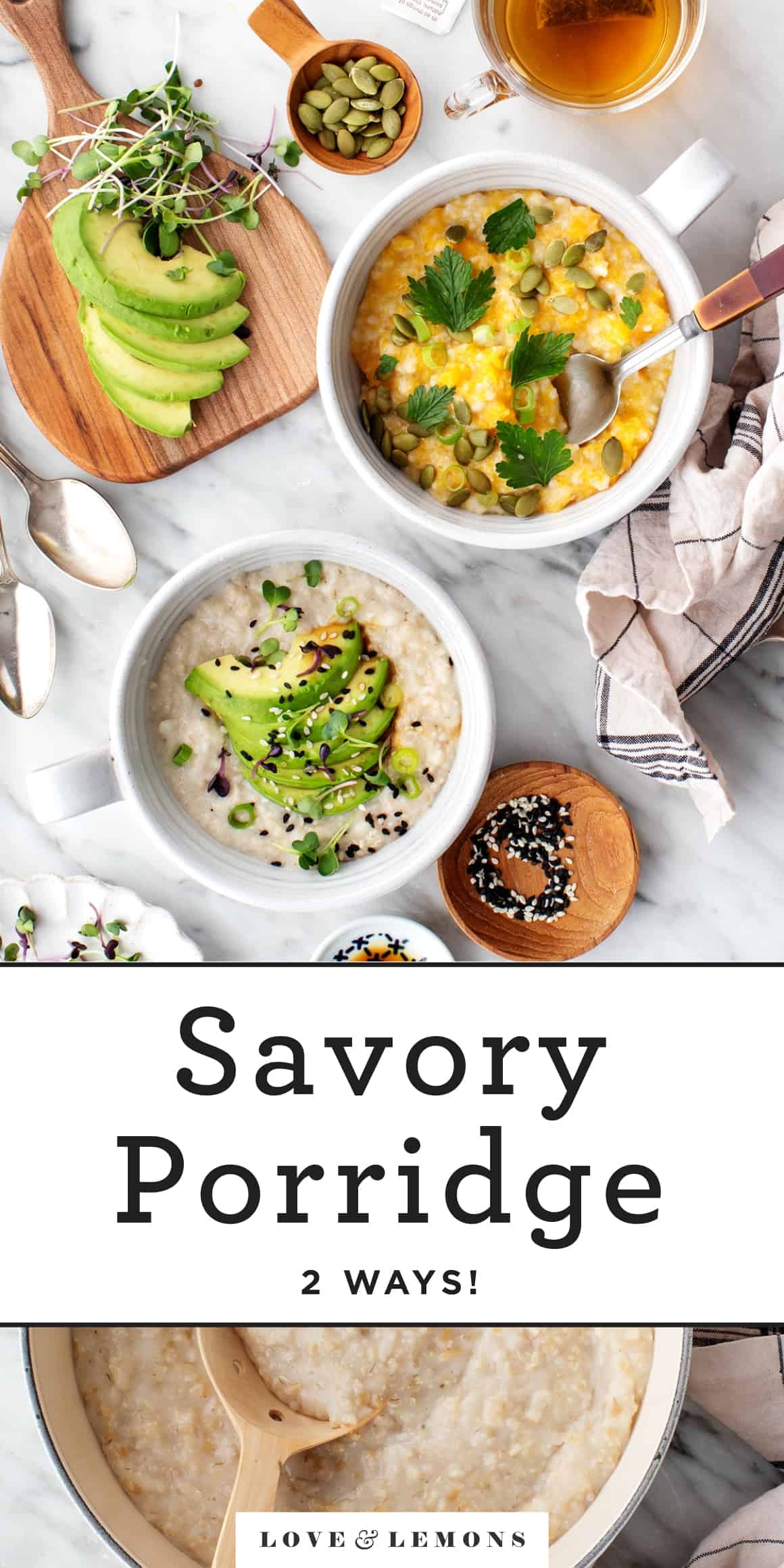 Whole Oat Porridge Recipe - Love and Lemons