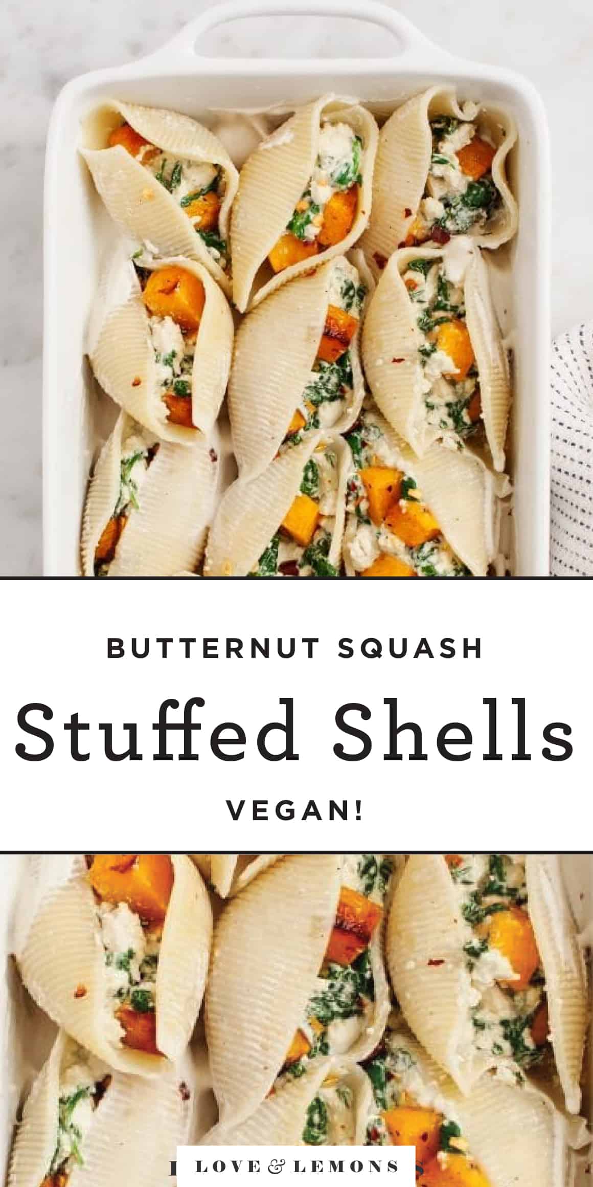 Butternut Squash Stuffed Shells Recipe - Love and Lemons
