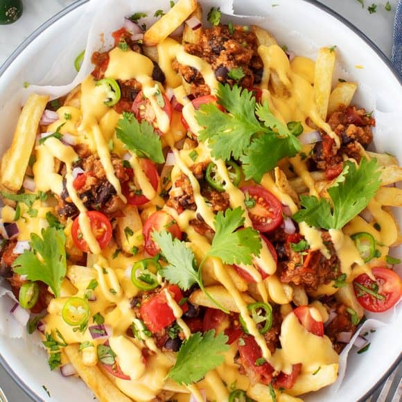 Chili Cheese Fries Recipe - Love and Lemons