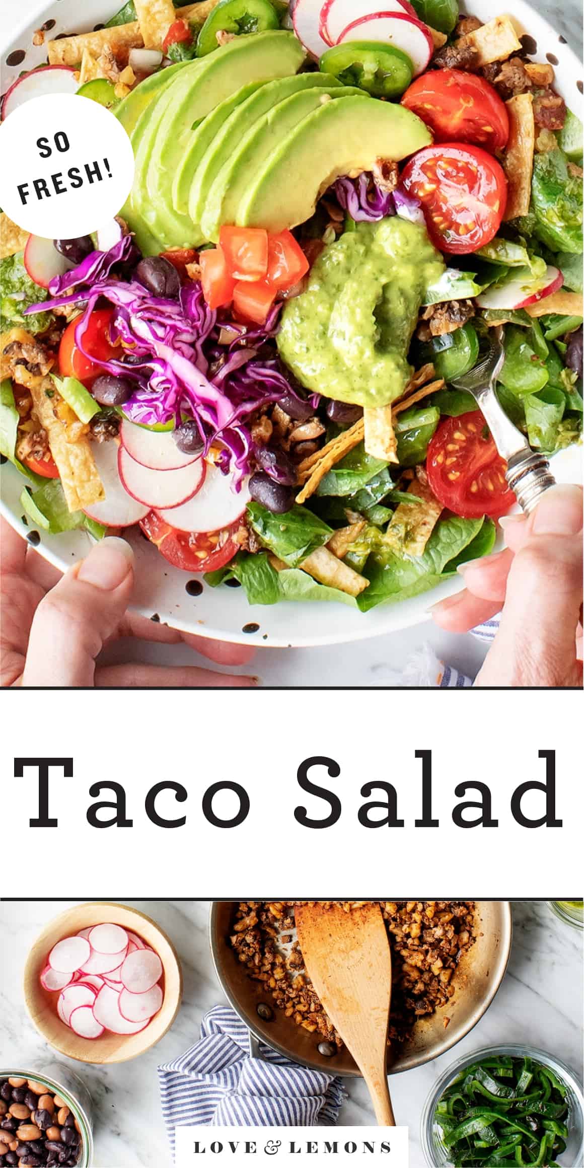 Healthy Taco Salad Recipe - Love and Lemons