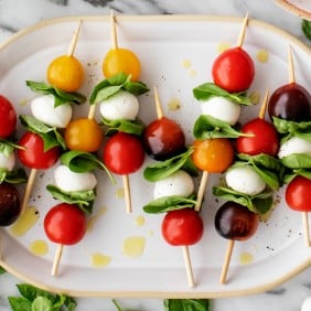 Caprese Skewers Recipe - Love and Lemons