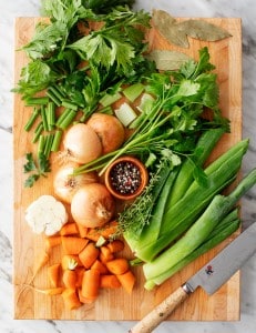 How to Make Vegetable Stock Recipe - Love and Lemons