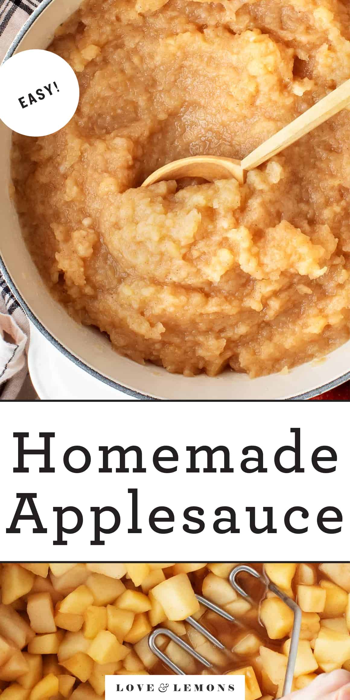 Homemade Applesauce Recipe - Love and Lemons
