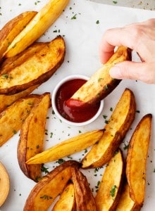 Baked Potato Wedges Recipe - Love and Lemons