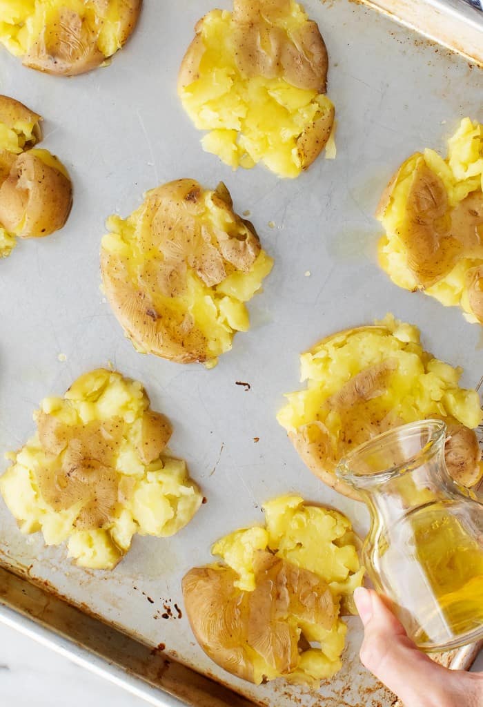 Crispy Smashed Potatoes Recipe - Love and Lemons