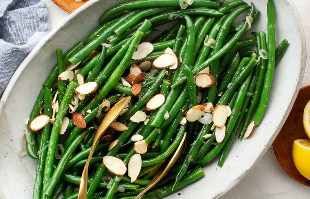Green Beans Almondine Recipe - Love and Lemons