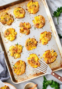 Crispy Smashed Potatoes Recipe - Love and Lemons