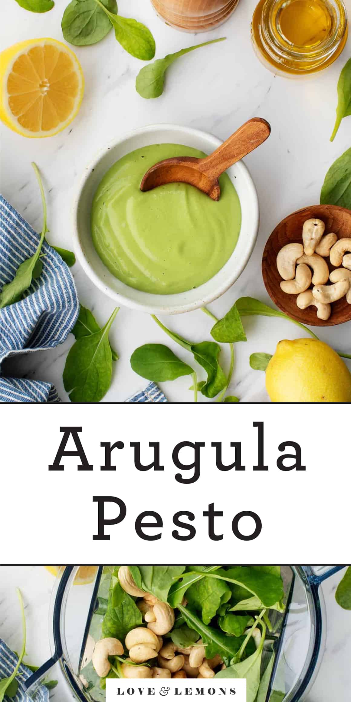 Arugula Pesto Recipe - Love and Lemons