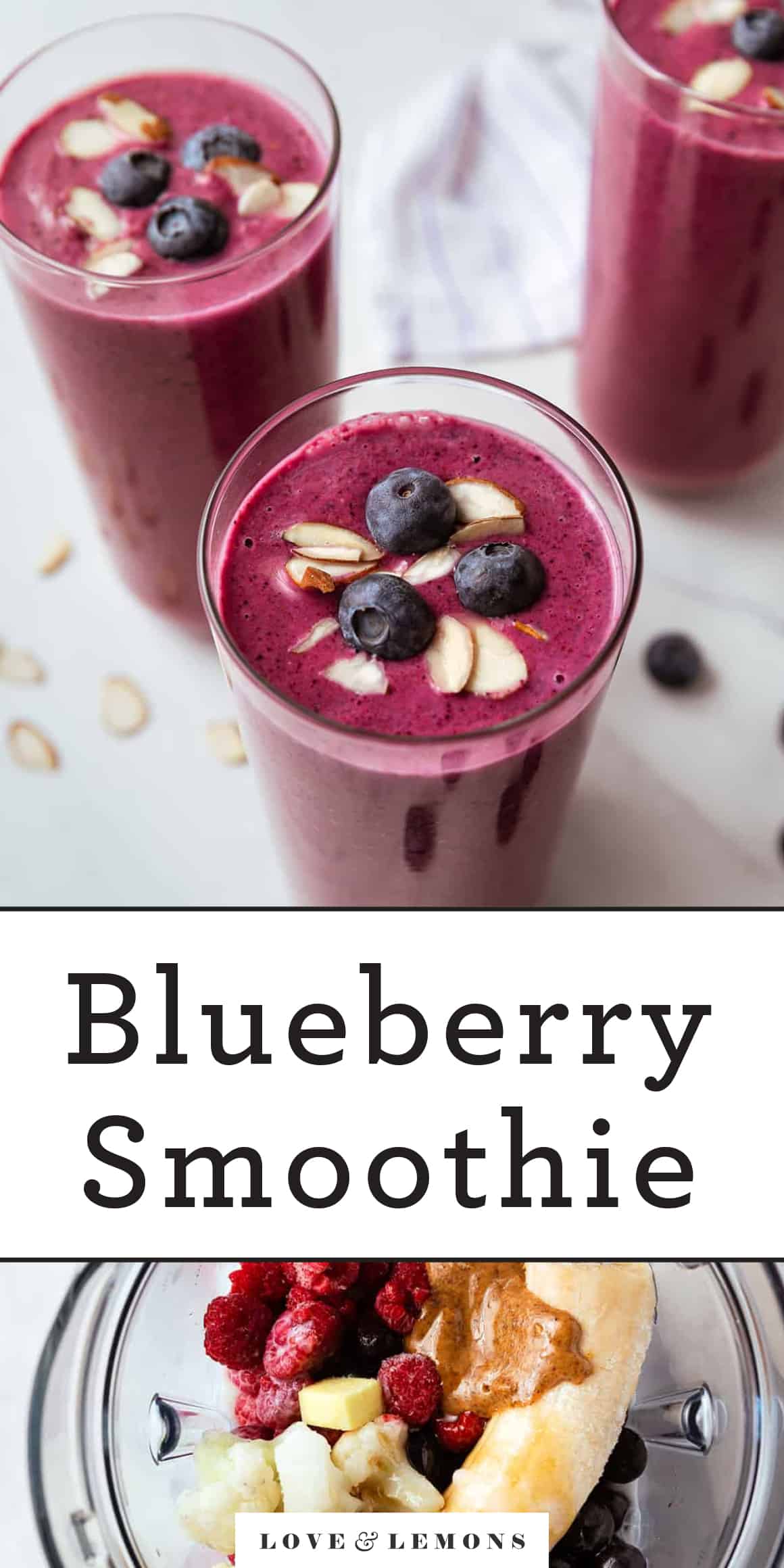 Blueberry Smoothie Recipe - Love and Lemons