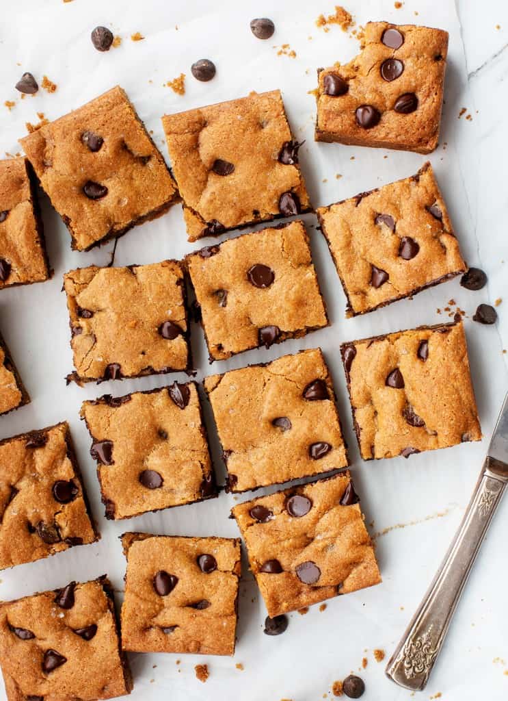 Chocolate Chip Cookie Bars Recipe - Love and Lemons
