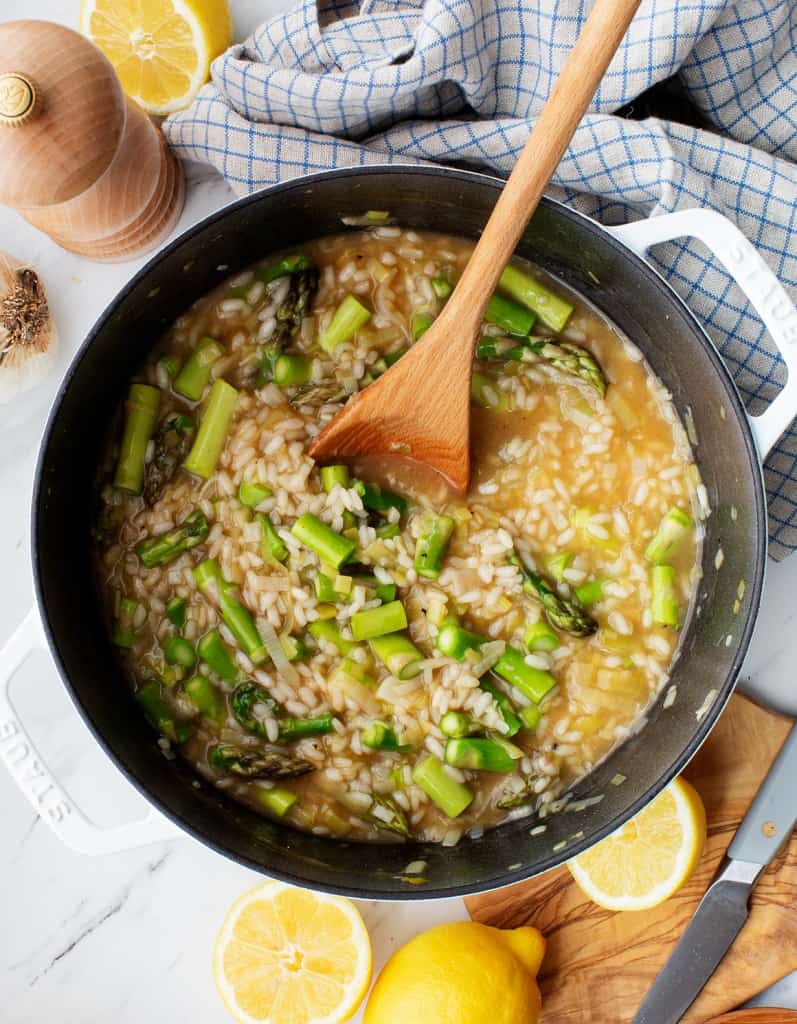 Asparagus Risotto Recipe - Love and Lemons