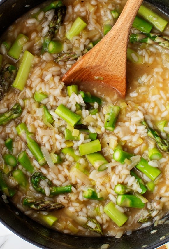 Asparagus Risotto Recipe - Love and Lemons