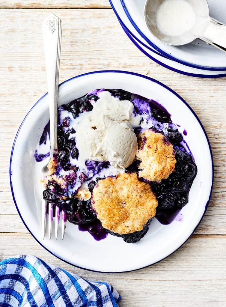 Blueberry Cobbler Recipe - Love and Lemons