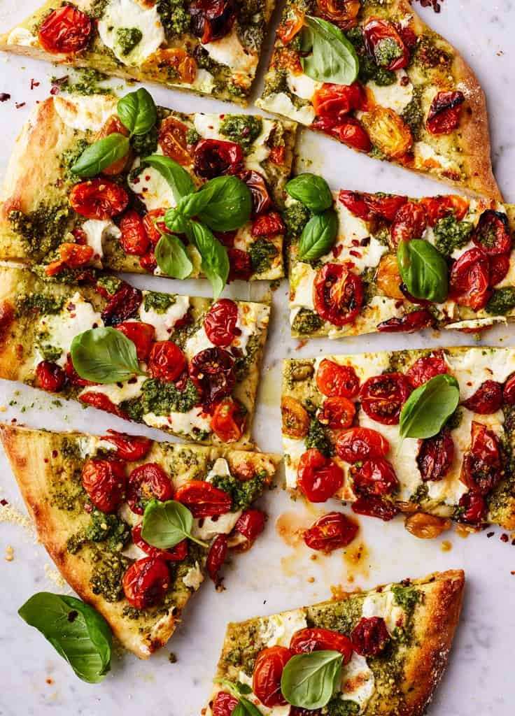Pesto Pizza Recipe - Love and Lemons