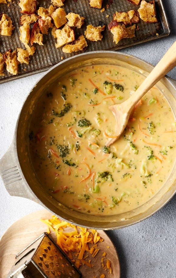 Broccoli Cheddar Soup Recipe Love And Lemons