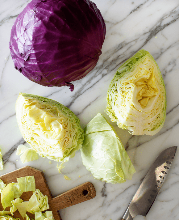 How To Cut Cabbage Recipe - Love and Lemons