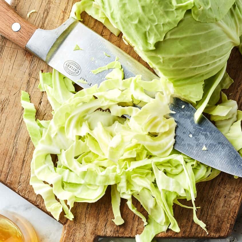 How To Cut Cabbage Recipe - Love and Lemons