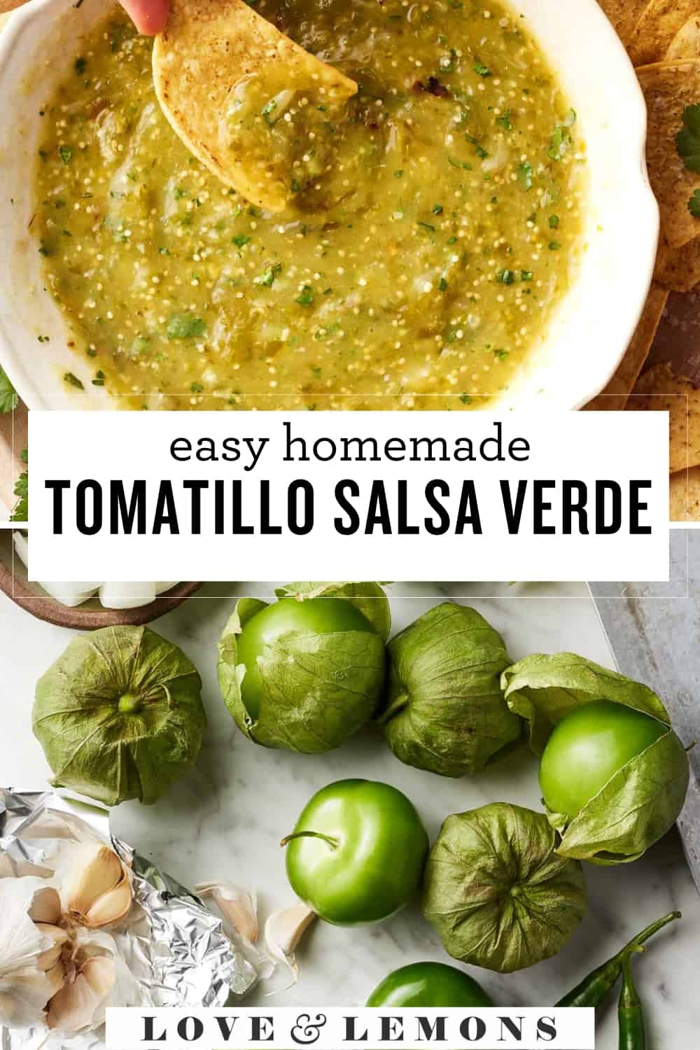 Tomatillo Salsa Verde Recipe - Love and Lemons