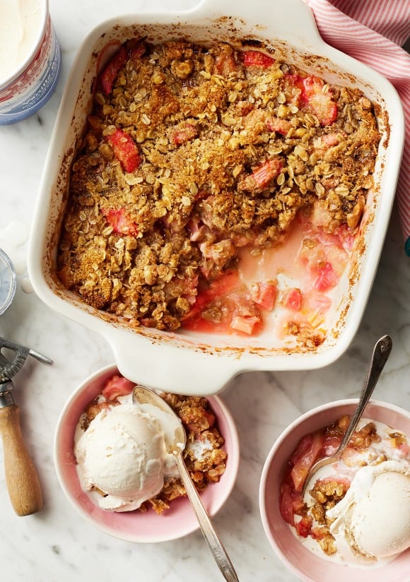 Rhubarb Crisp Recipe - Love and Lemons
