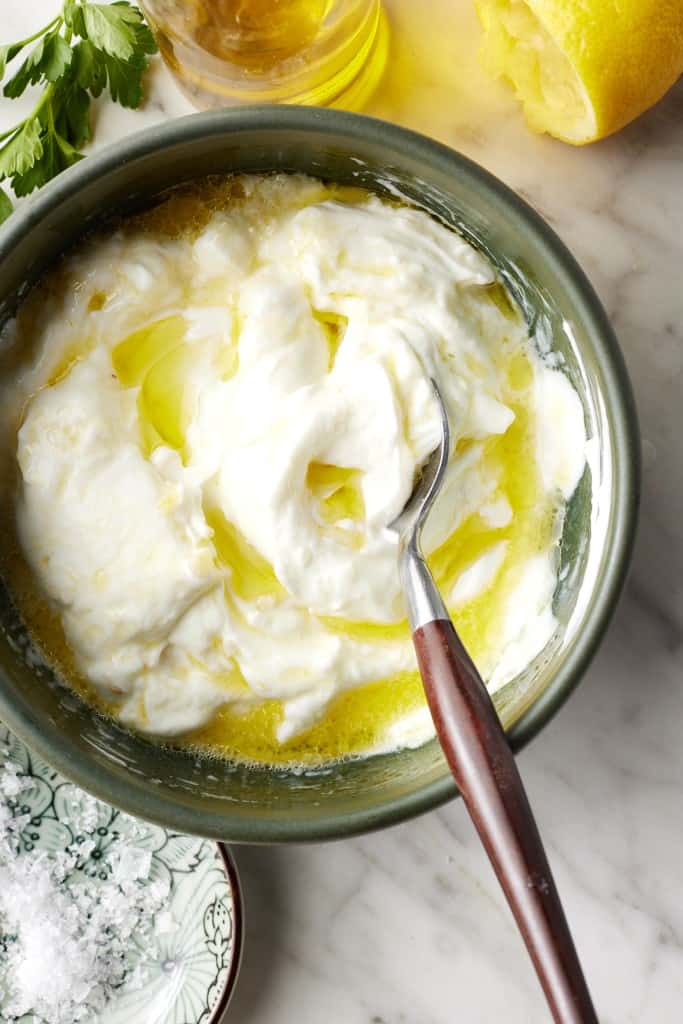 Garlic Yogurt Sauce Recipe - Love and Lemons
