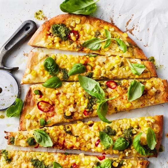 Sweet Corn Pizza Recipe - Love and Lemons