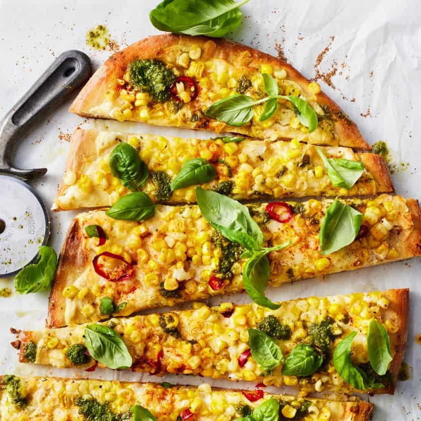 Sweet Corn Pizza Recipe - Love and Lemons