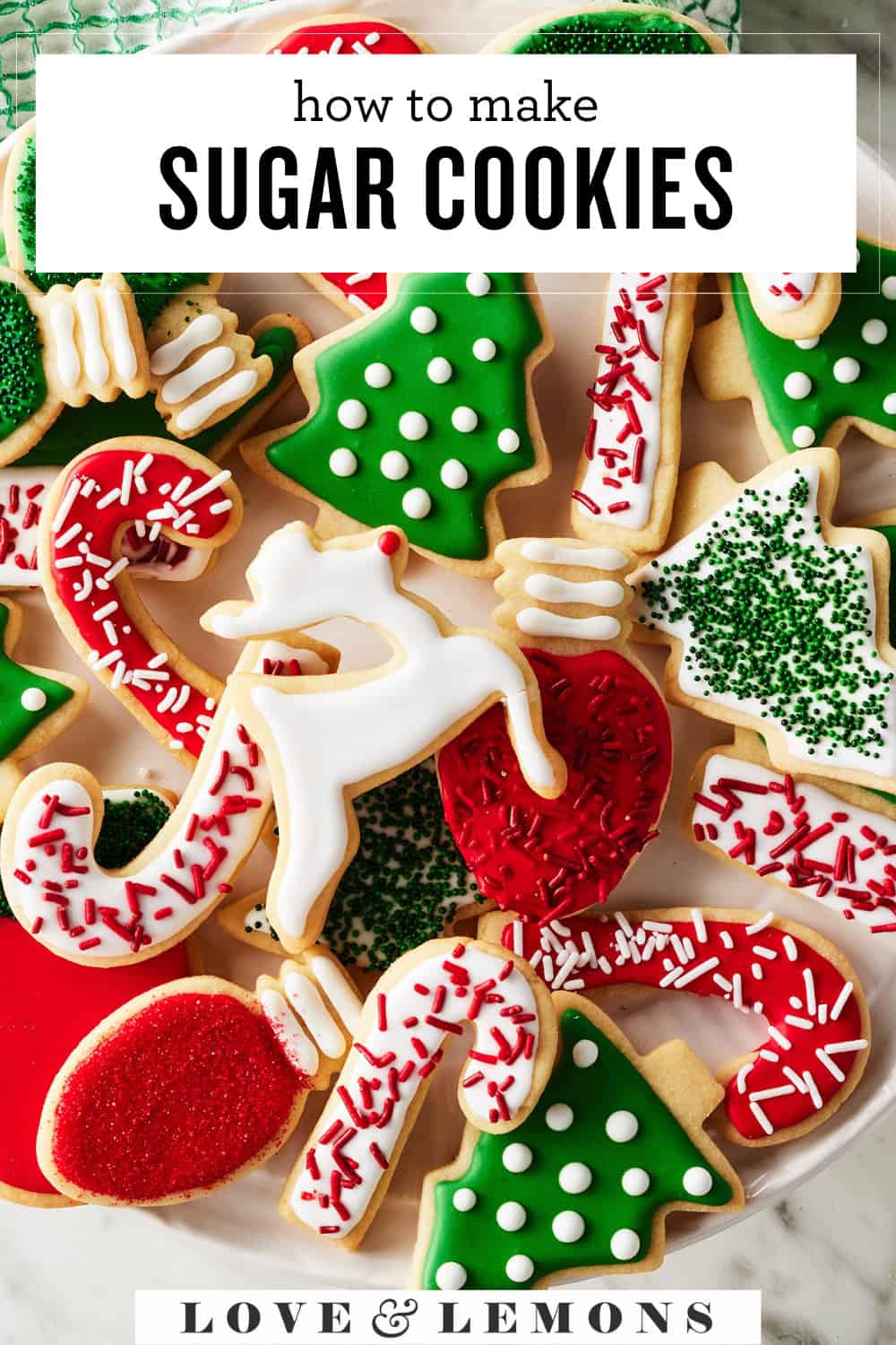 Christmas Sugar Cookies Recipe - Love and Lemons