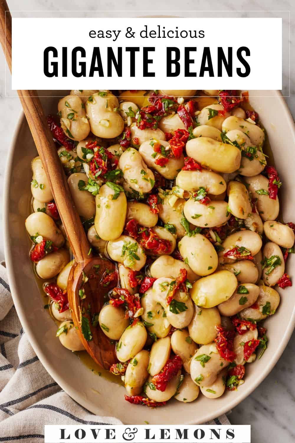 Marinated Gigante Beans Recipe - Love and Lemons