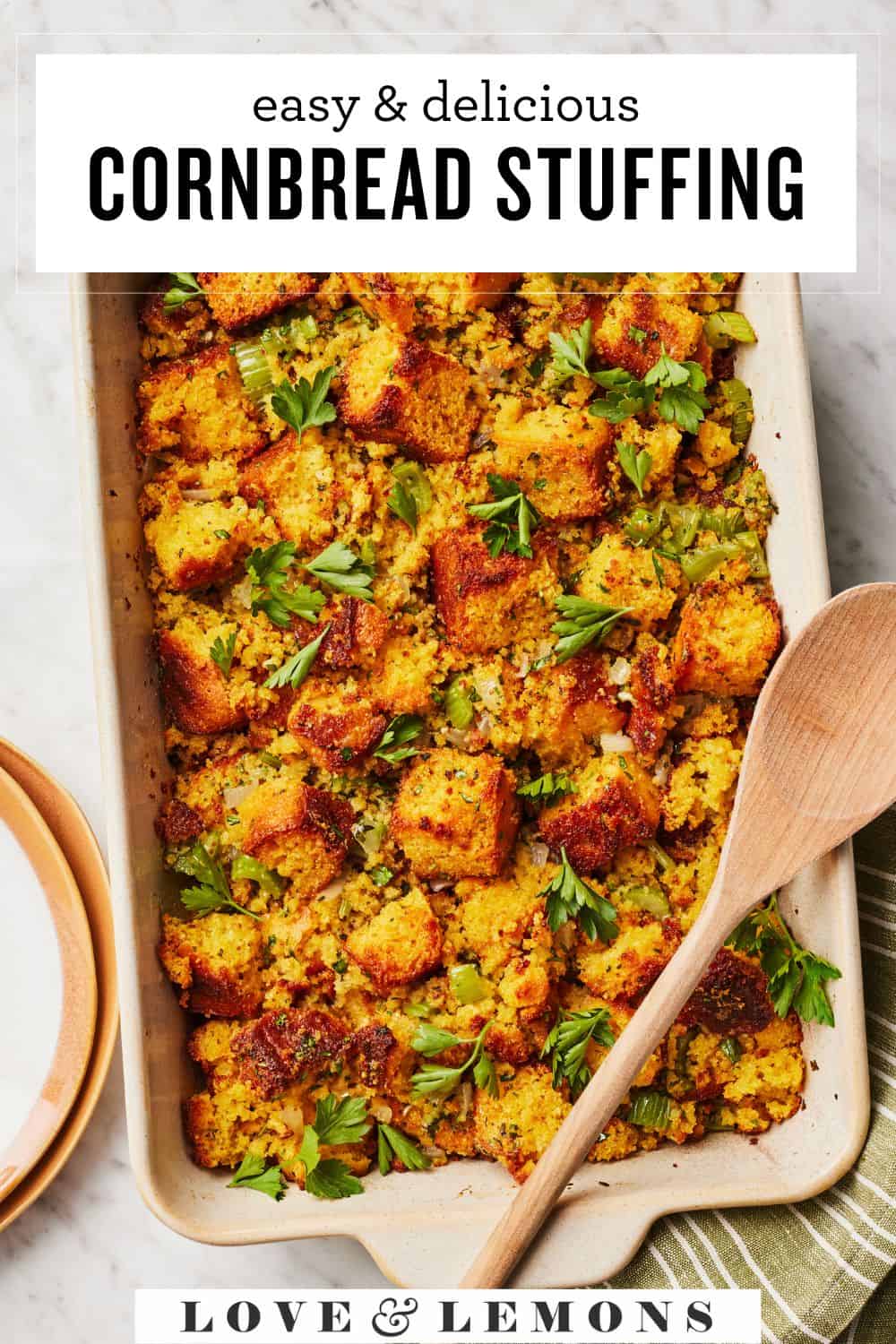 Cornbread Stuffing Recipe - Love and Lemons