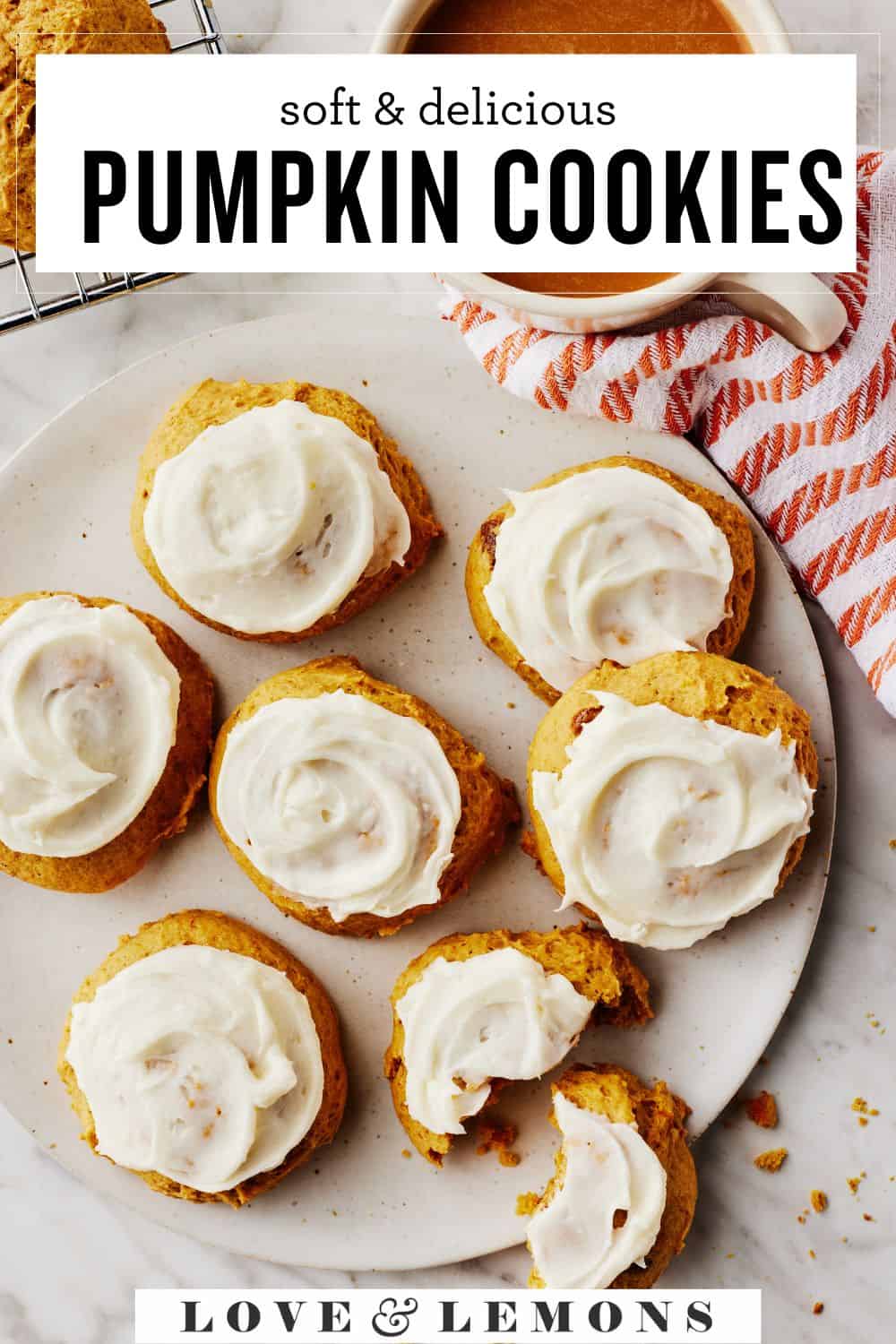 Soft Pumpkin Cookies Recipe - Love and Lemons