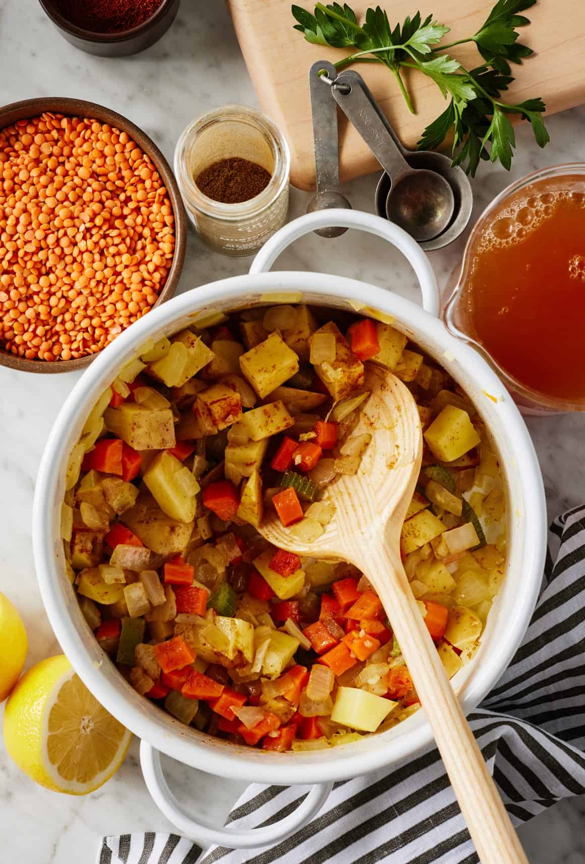 Red Lentil Soup Recipe - Love and Lemons