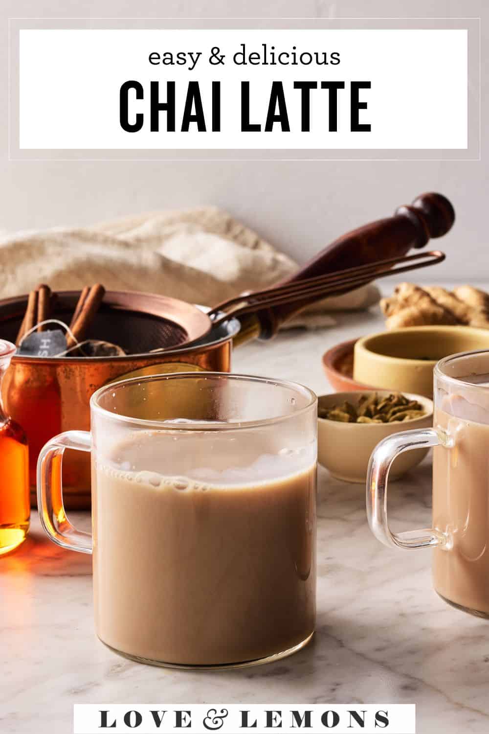 Easy Chai Latte Recipe - Love and Lemons